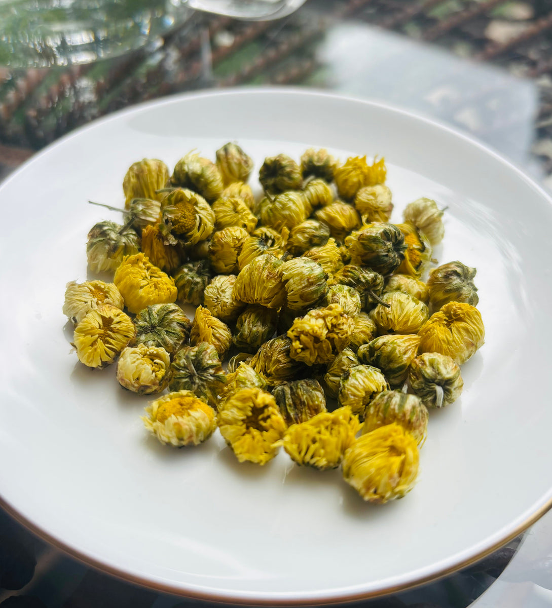 CHRYSANTHEMUM BUD TEA | HERBAL TEA – Green Leaf Teahouse
