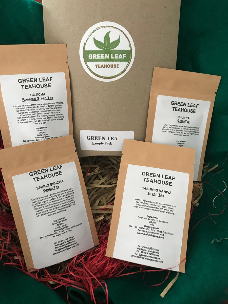 GREEN TEA SAMPLE PACK | GREEN TEA – Green Leaf Teahouse
